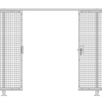 2300 RH 1x1 Double Slide Gates - Automation Guarding Systems