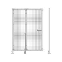 1700 Blue Weld Screen LH Bi-Fold OUT Gates - Automation Guarding Systems