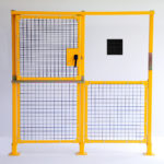 2000 LH Green Weld Screen Top Slide Gates - Automation Guarding Systems