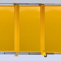 1700 LH TA Steel Dbl Slide Gates - Automation Guarding Systems