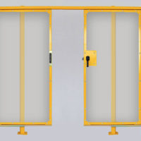 2300 RH Lexan Double Slide Gates - Automation Guarding Systems