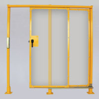 2000 RH Lexan Single Slide Gates - Automation Guarding Systems